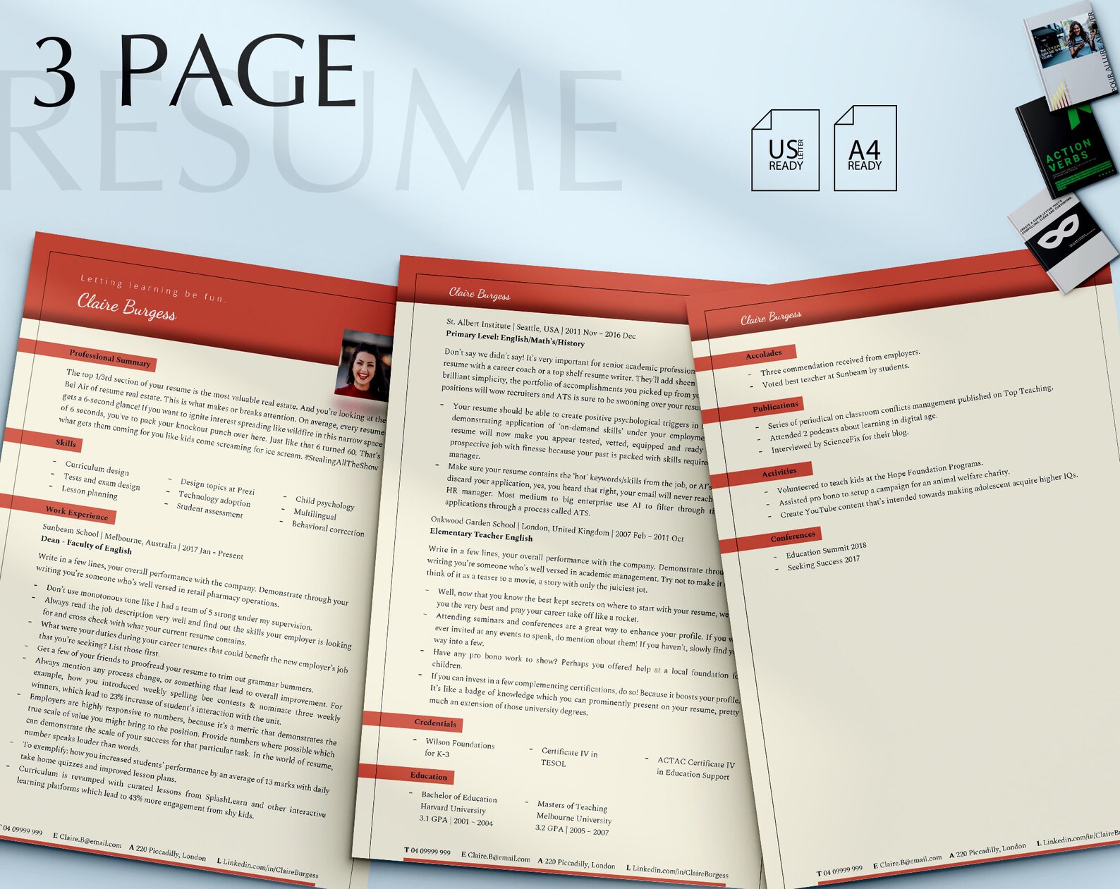 TEACHER RESUME SIMPLE, Teacher Resume Examples, Resume Template ...