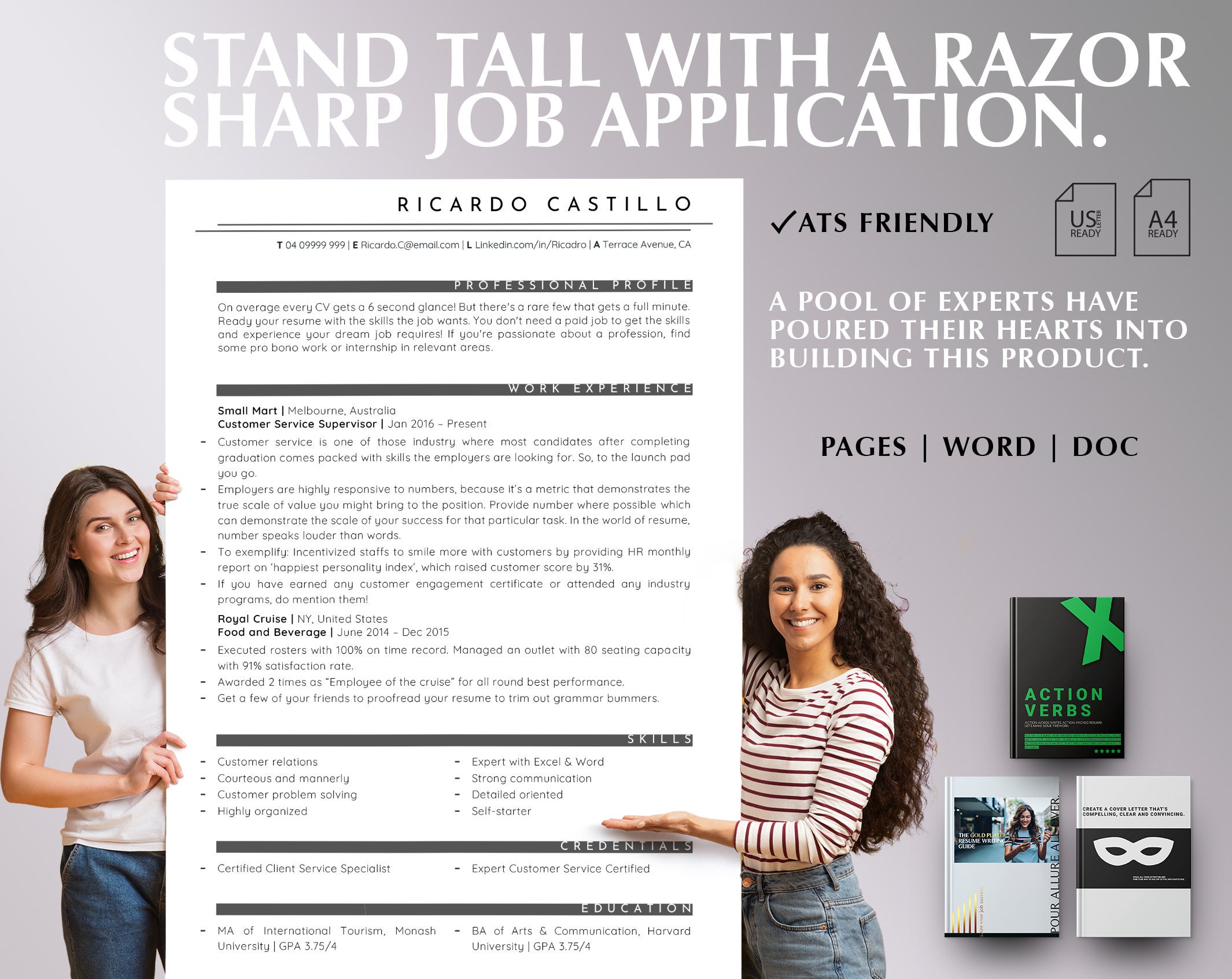 CUSTOMER SERVICE RESUME, Ats Resume Customer Service, Call Center ...