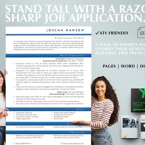 CUSTOMER SERVICE RESUME Template, Ats Resume Customer Service, Call ...