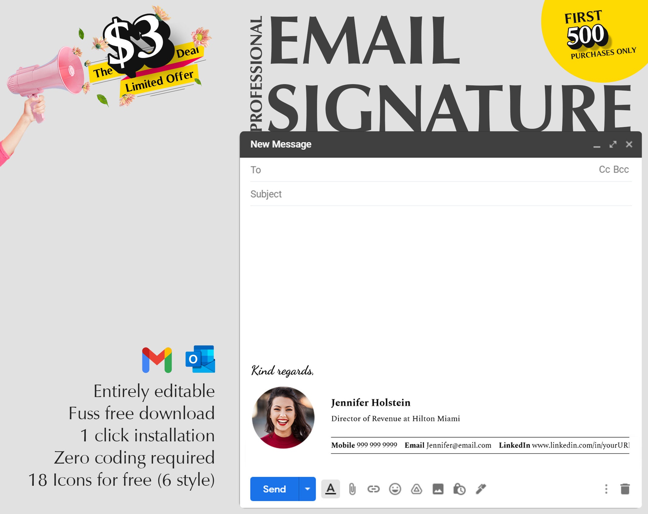 Best Email Signatures, Email Signature Designs, Email Signature Logo ...
