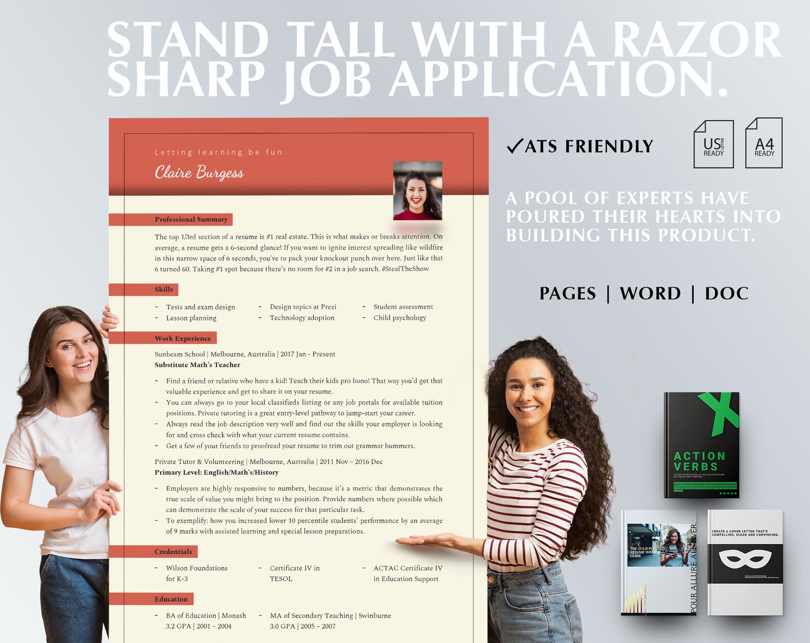 TEACHER RESUME SIMPLE, Teacher Resume Examples, Resume Template ...