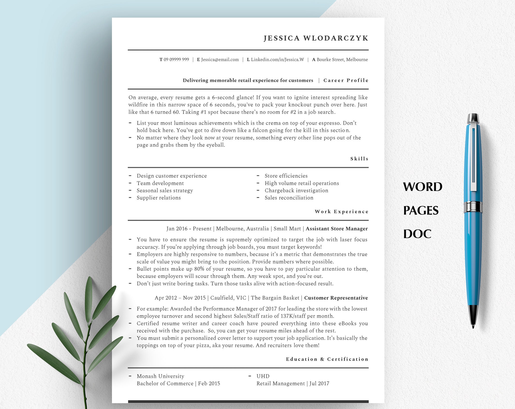 RESUME EXAMPLE, Basic Resume Example, Simple Resume Layouts, Minimalist ...