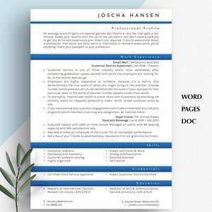 CUSTOMER SERVICE RESUME Template, Ats Resume Customer Service, Call ...