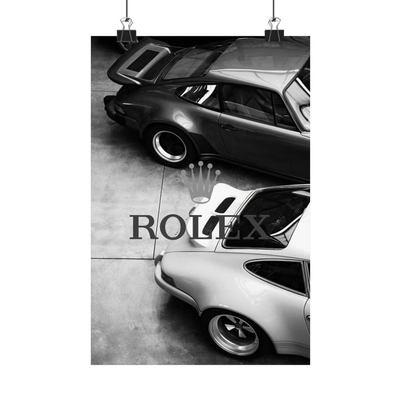 Luxury Designer Poster; Rolex Poster X Porsche Poster Collaboration ...