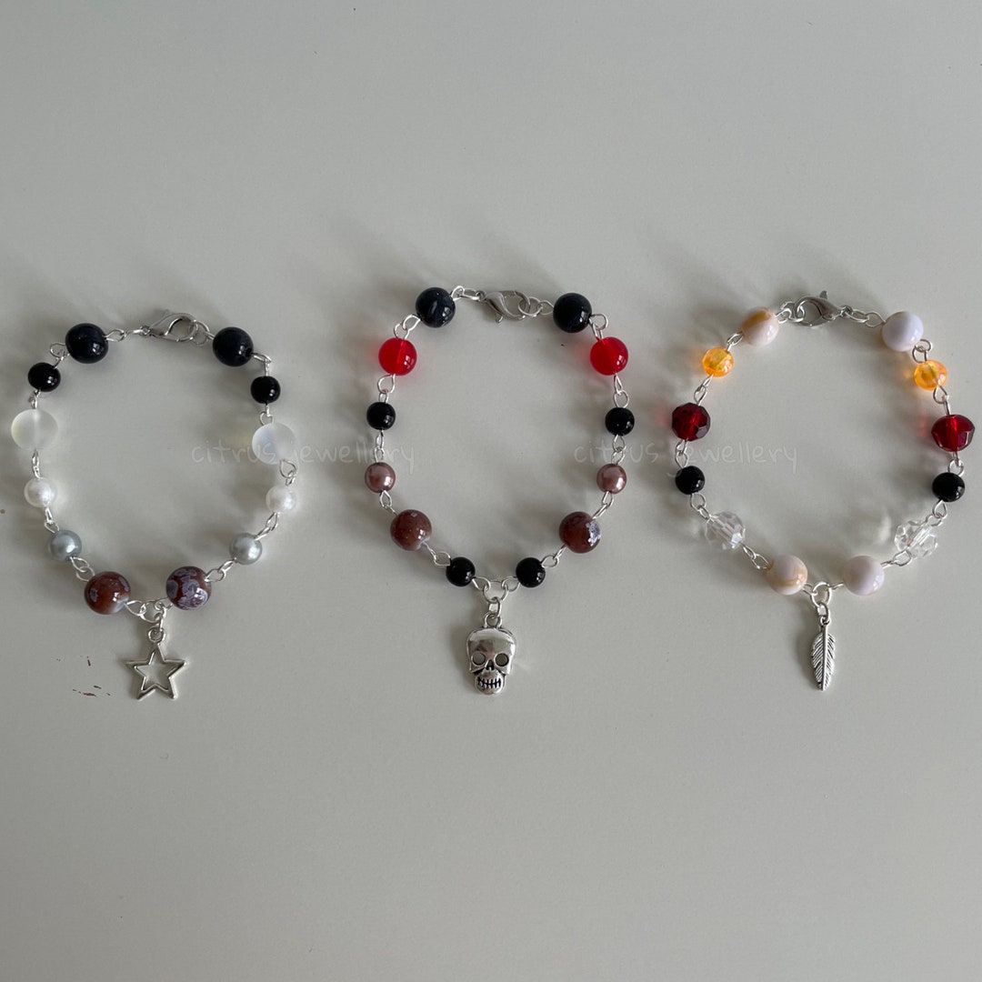 BSD Bracelet Port Mafia Bracelets Ango, Dazai and Odasaku Inspired ...