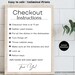 Checkout Signs, Checkout List,vacation Rental Sign,checkout Template ...