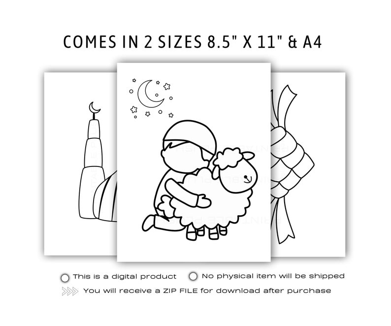 Ramadan Kids Coloring Pages, Muslim Kids Activities, Ramadan Activities ...