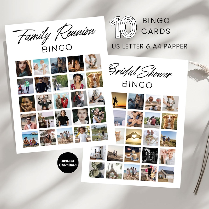 Celebrity Bingo Cards - Etsy