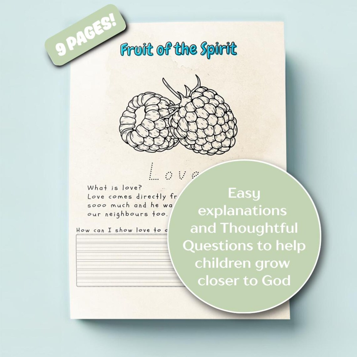 Kids Christian Prayer Journal | Bible Verses, Gratitude Prompts ...