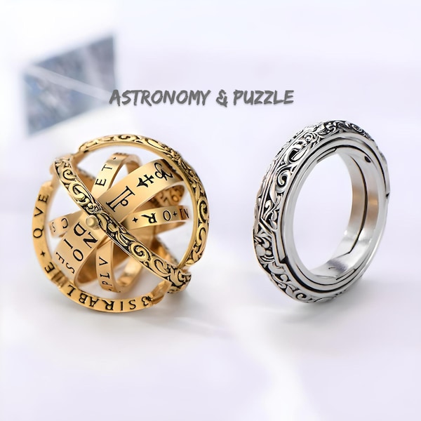 Puzzle Ring Mens - Etsy