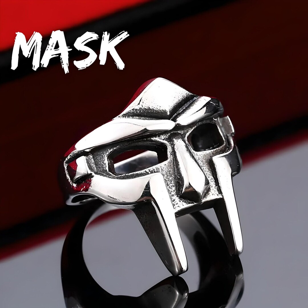 Gladiator Ring Mask Style Doom Mask Ring Pharaoh Mask Ring - Etsy