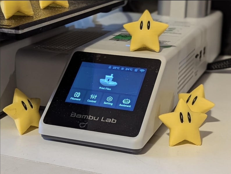 3D Printed Mini Super Mario Star (pack of 10) - Etsy