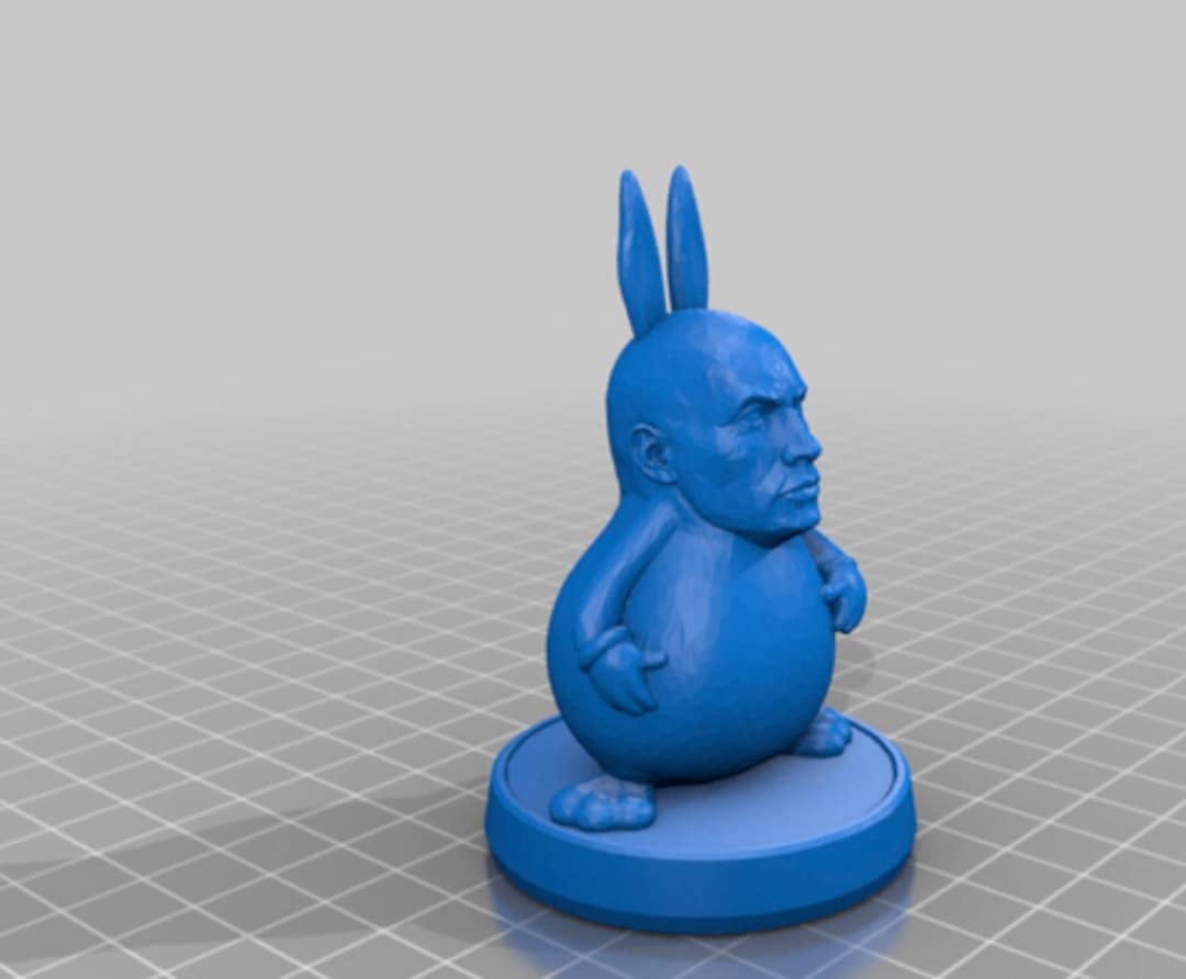 3D Printed Big Chungrock!!! Big Chungus + the Rock - Available in ...