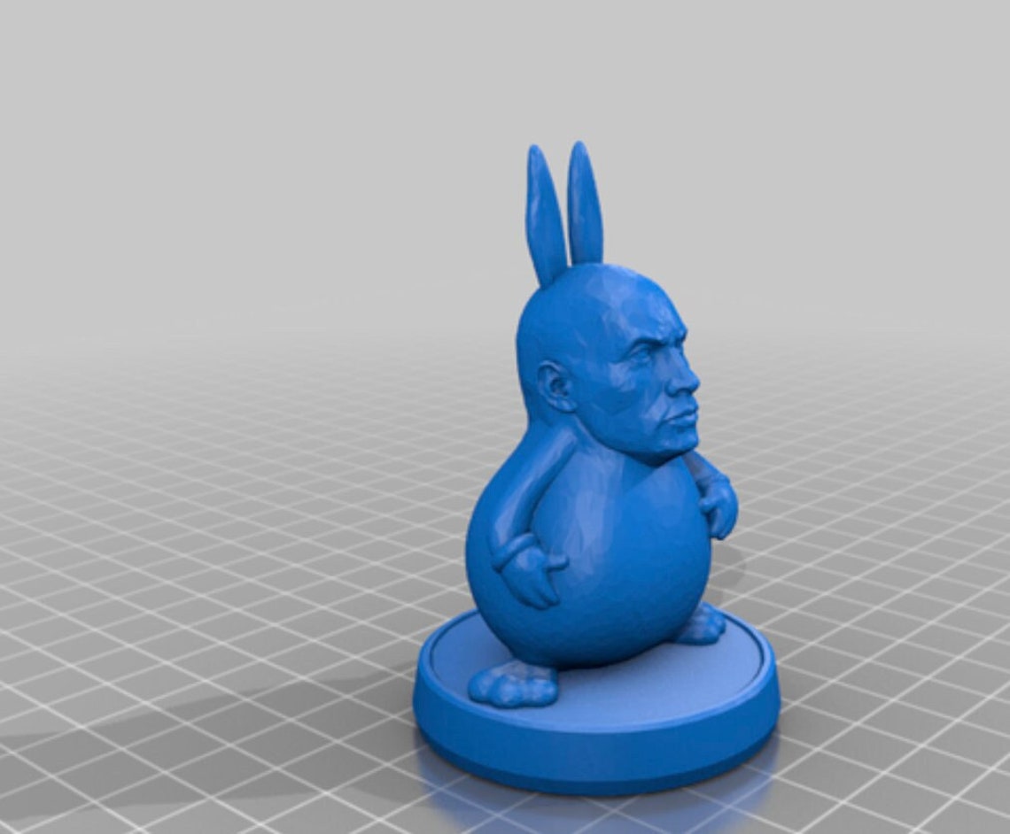 3D Printed Big Chungrock!!! Big Chungus + the Rock - Available in ...