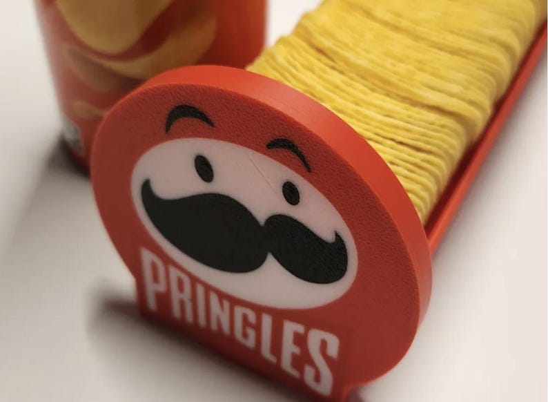 3D Printed Pringles Can Tray – Reusable Chip Organizer, Snack Storage ...