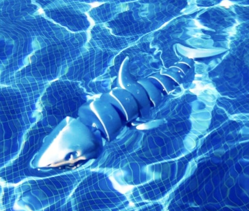 3D Printed Articulated Shark!!! - Available in Multicolor! - Etsy