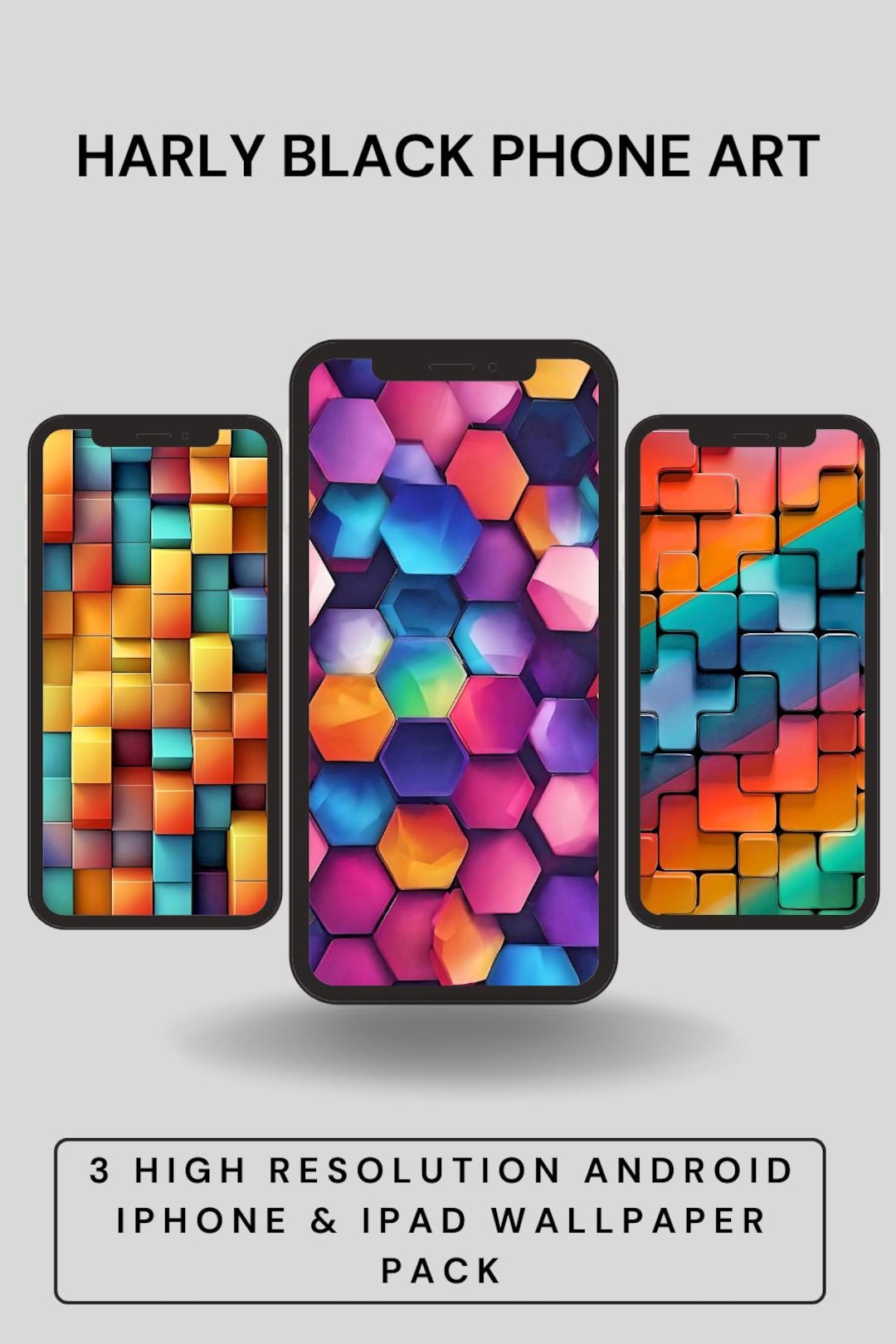 Android, iPhone iPad 3D Abstract Art 3 High Resolution Images ...