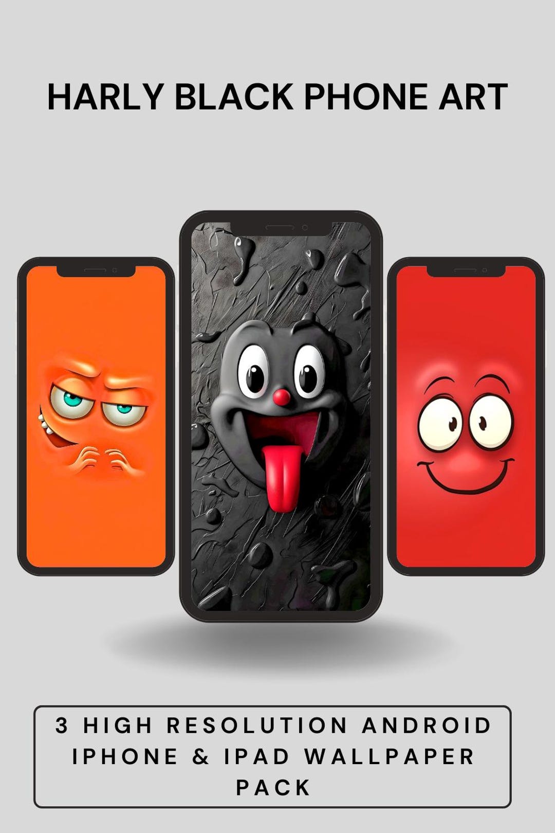 Android iPhone iPad Wallpaper 3 High Resolution 3D Monster Face Images ...