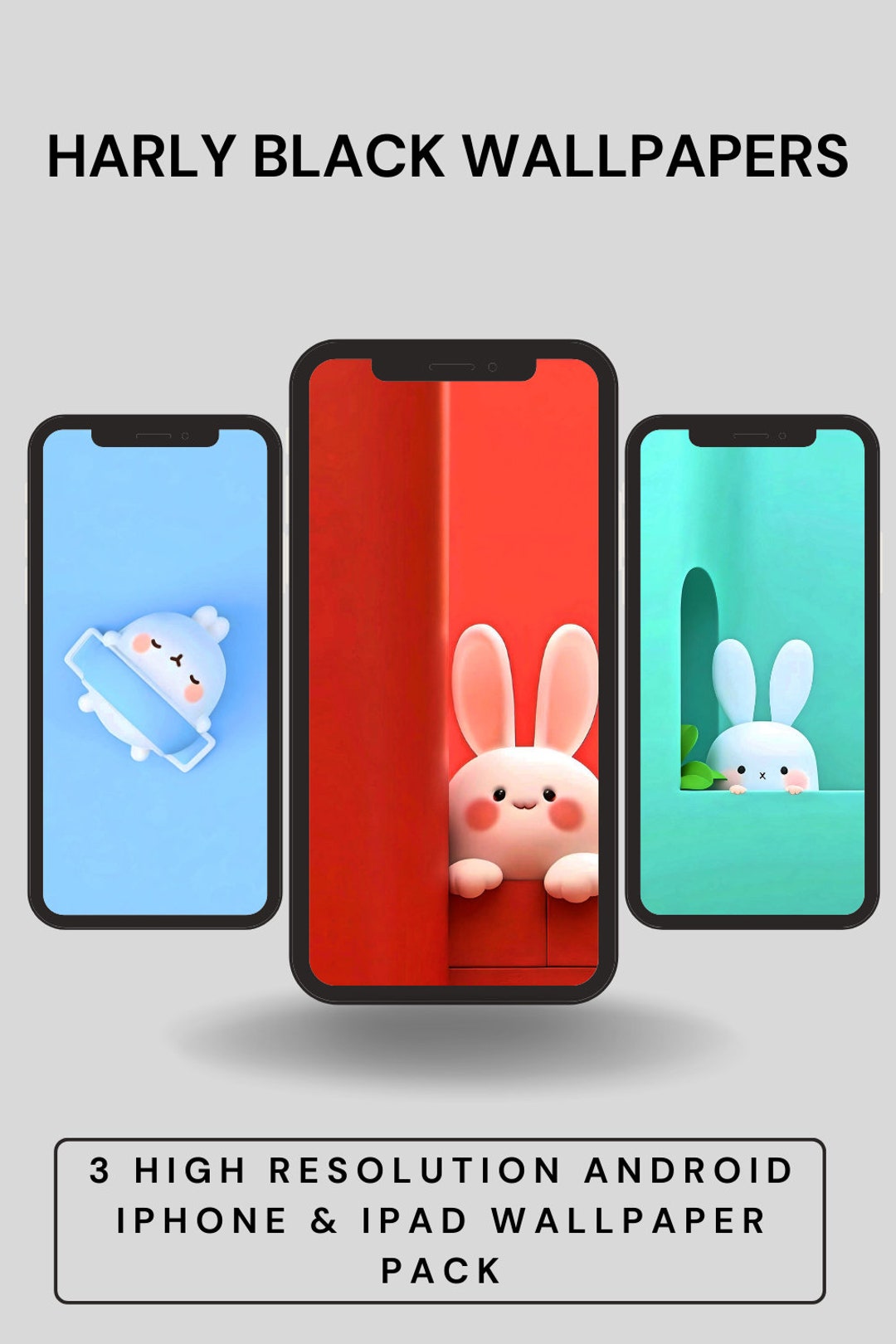 Kids Android iPhone iPad Wallpaper - 3 High Resolution Cute Kawaii ...