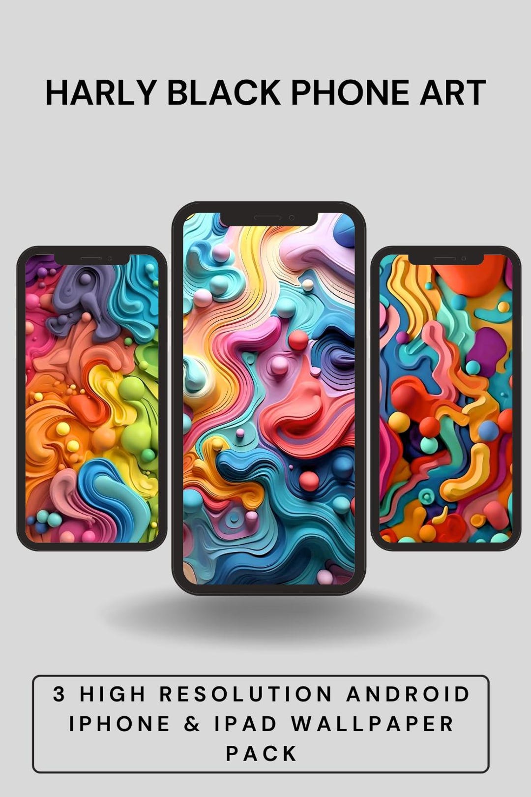 Android, iPhone iPad 3D Abstract Art 3 High Resolution Images ...