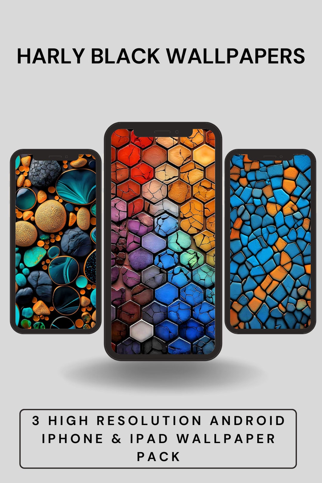 Android, iPhone iPad 3D Wallpaper 3 High Resolution Mosaic Images ...