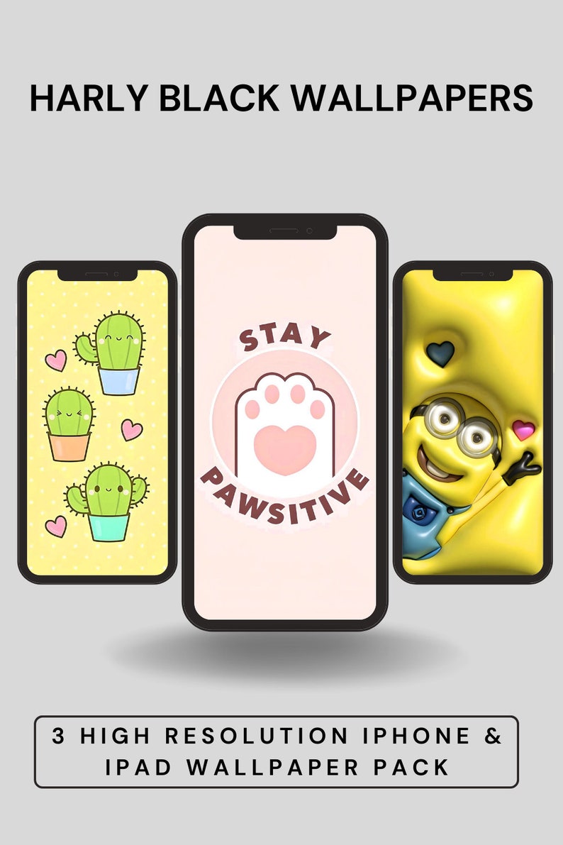 Kids iPhone iPad 3D Wallpaper 3 High Resolution Cute Kawaii Images ...