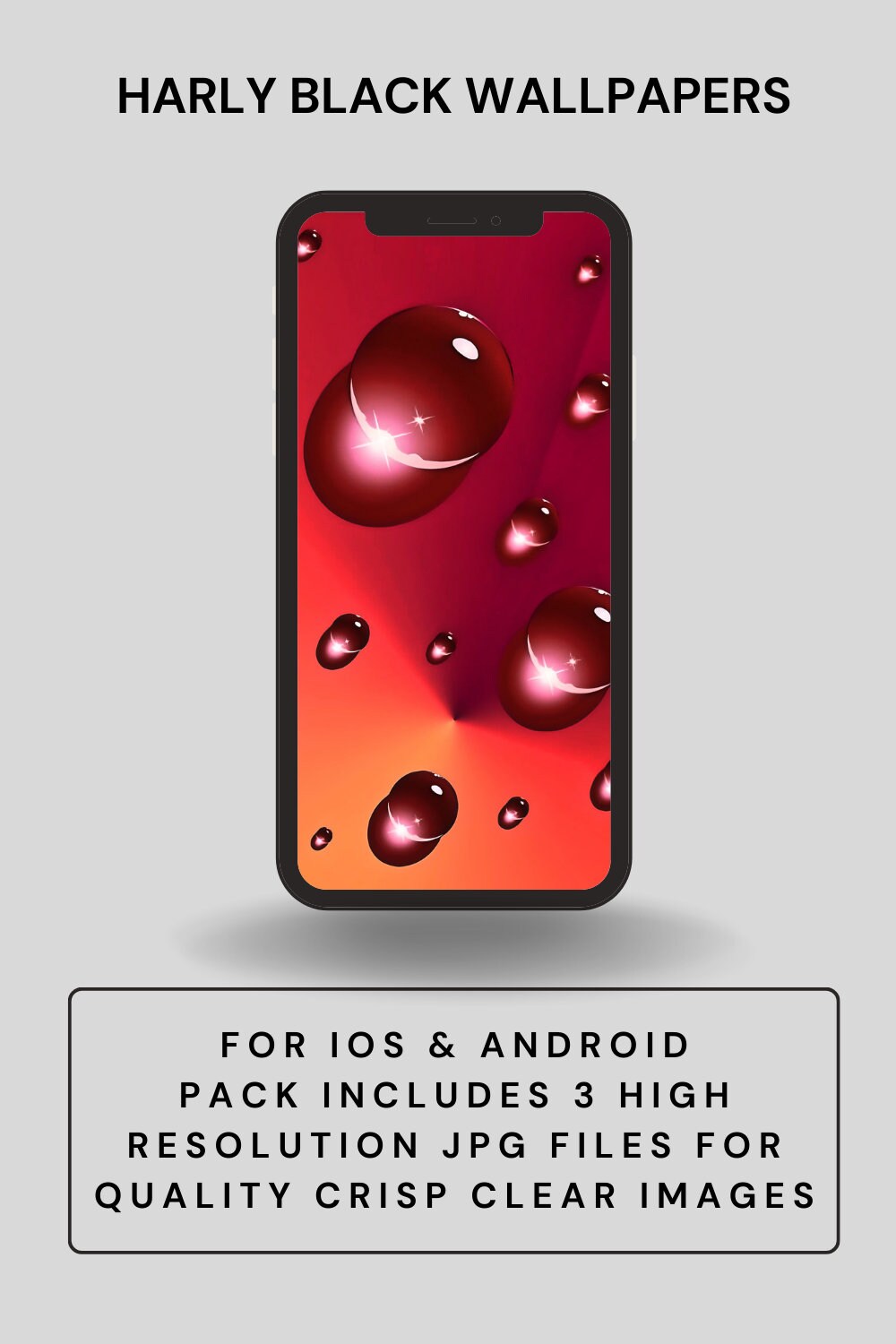 Android, iPhone iPad 3D Wallpaper 3 High Resolution Water Droplet ...