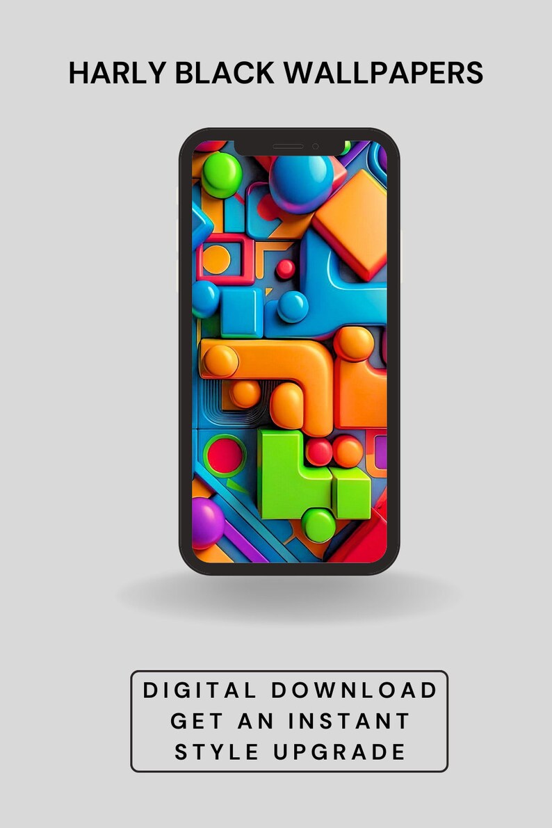 Android, iPhone iPad 3D Wallpaper - 3 High Resolution Geometric Art ...