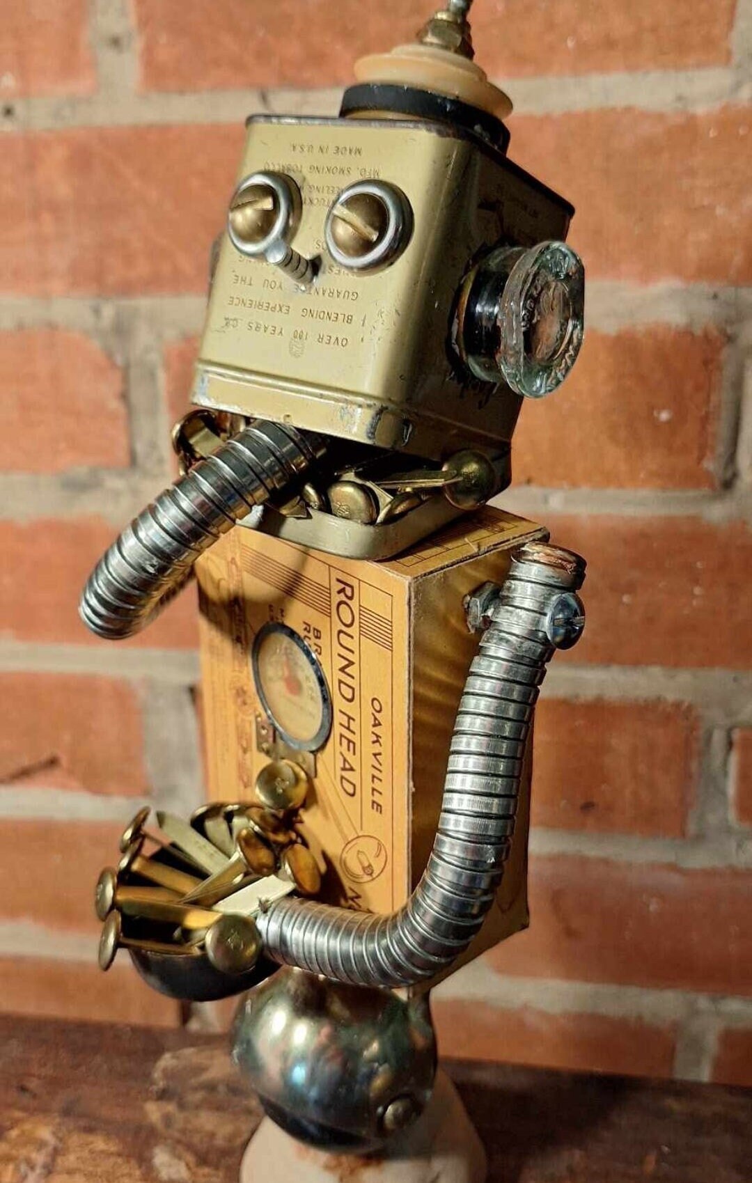 Snack Time Office Bot Found Object Robot Sculpture - Etsy Canada
