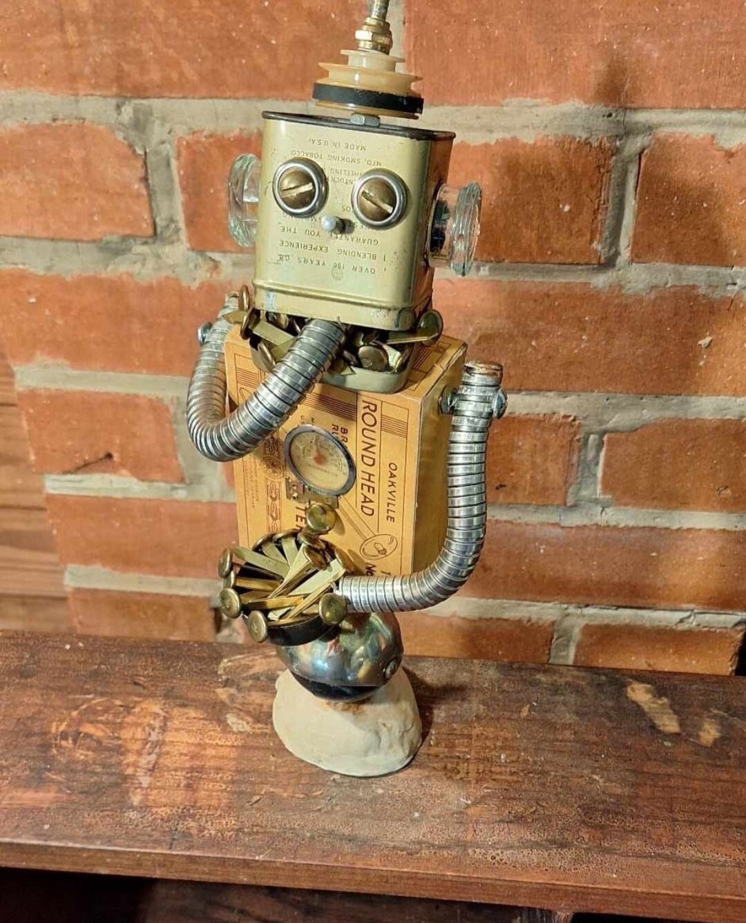Snack Time Office Bot Found Object Robot Sculpture - Etsy Canada