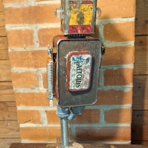 Boxy Classic Style Found Object Robot - Etsy UK