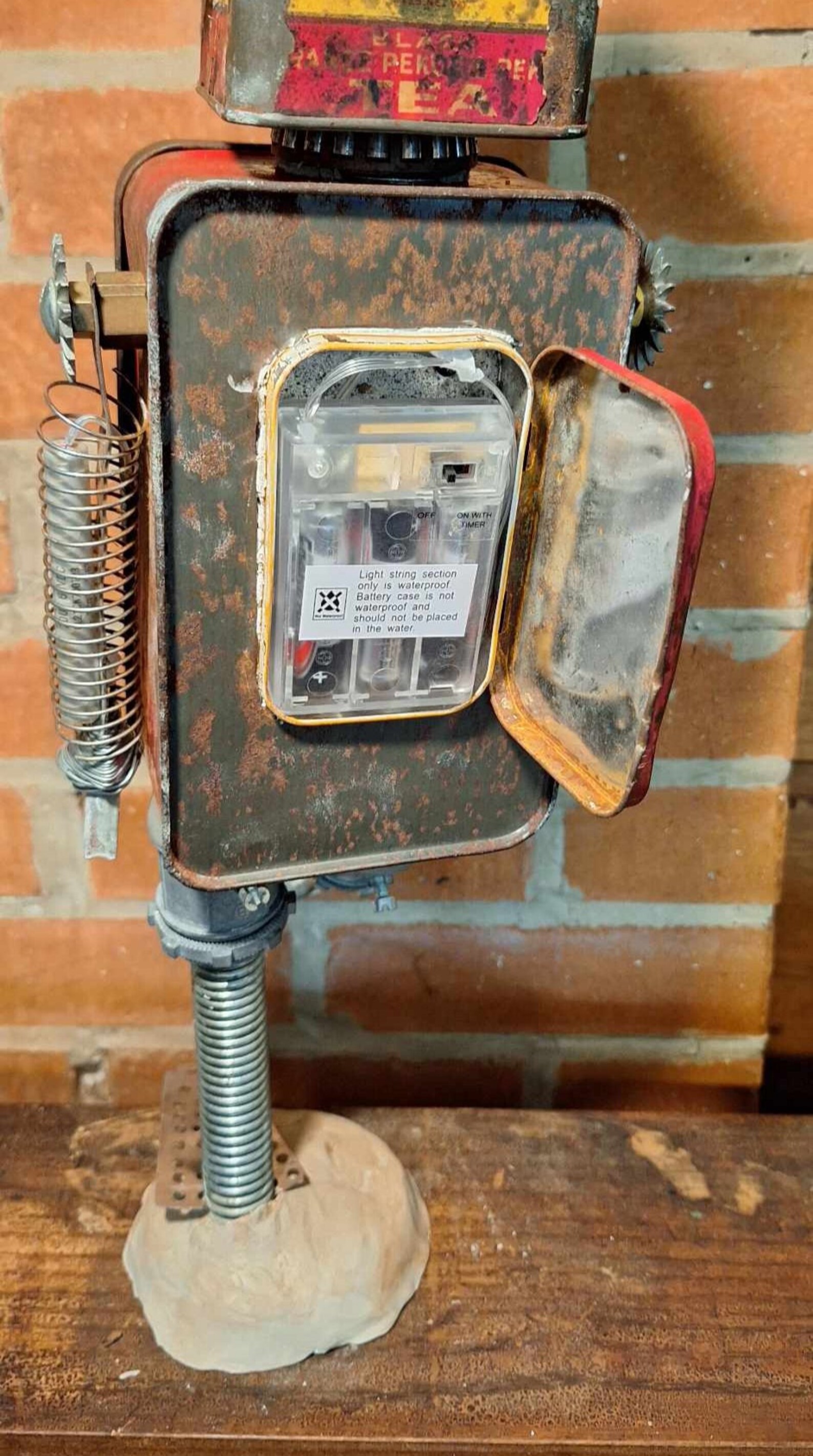 Boxy Classic Style Found Object Robot - Etsy UK