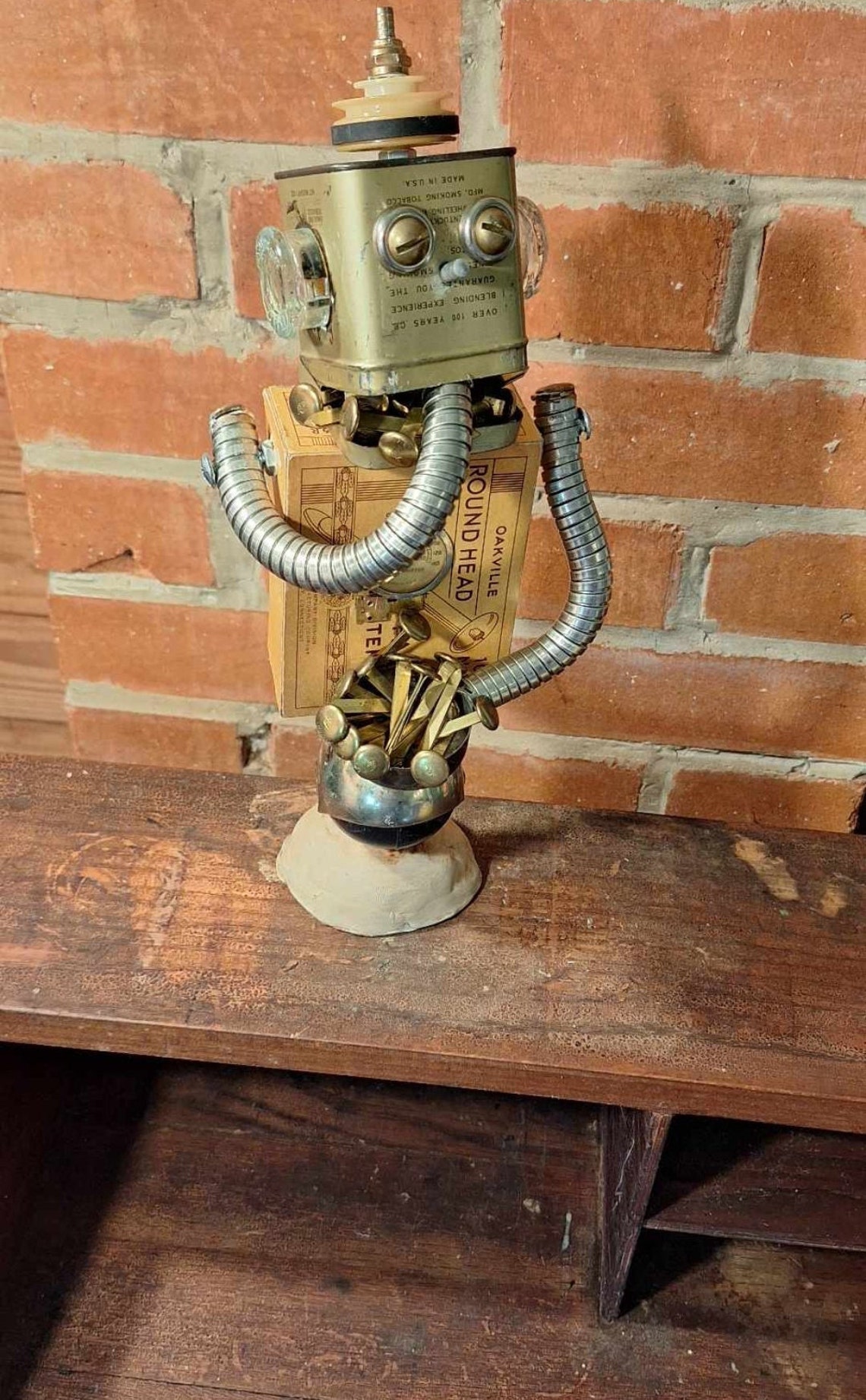 Snack Time Office Bot Found Object Robot Sculpture - Etsy Canada