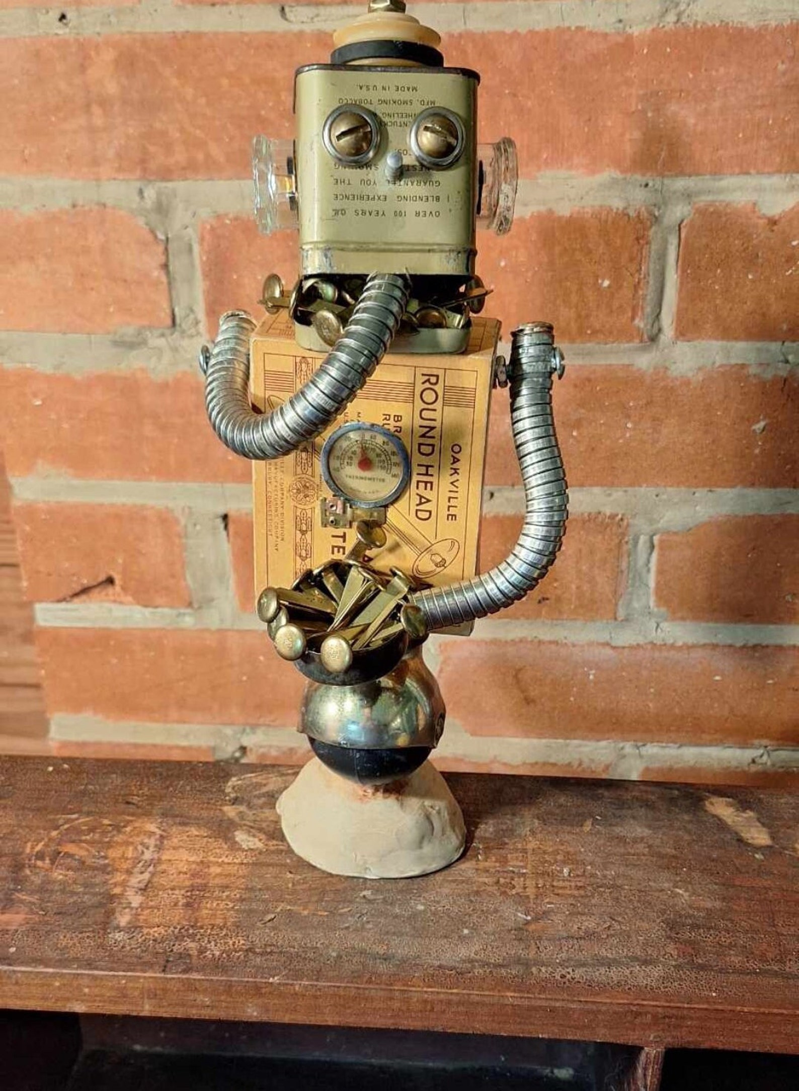 Snack Time Office Bot Found Object Robot Sculpture - Etsy Canada