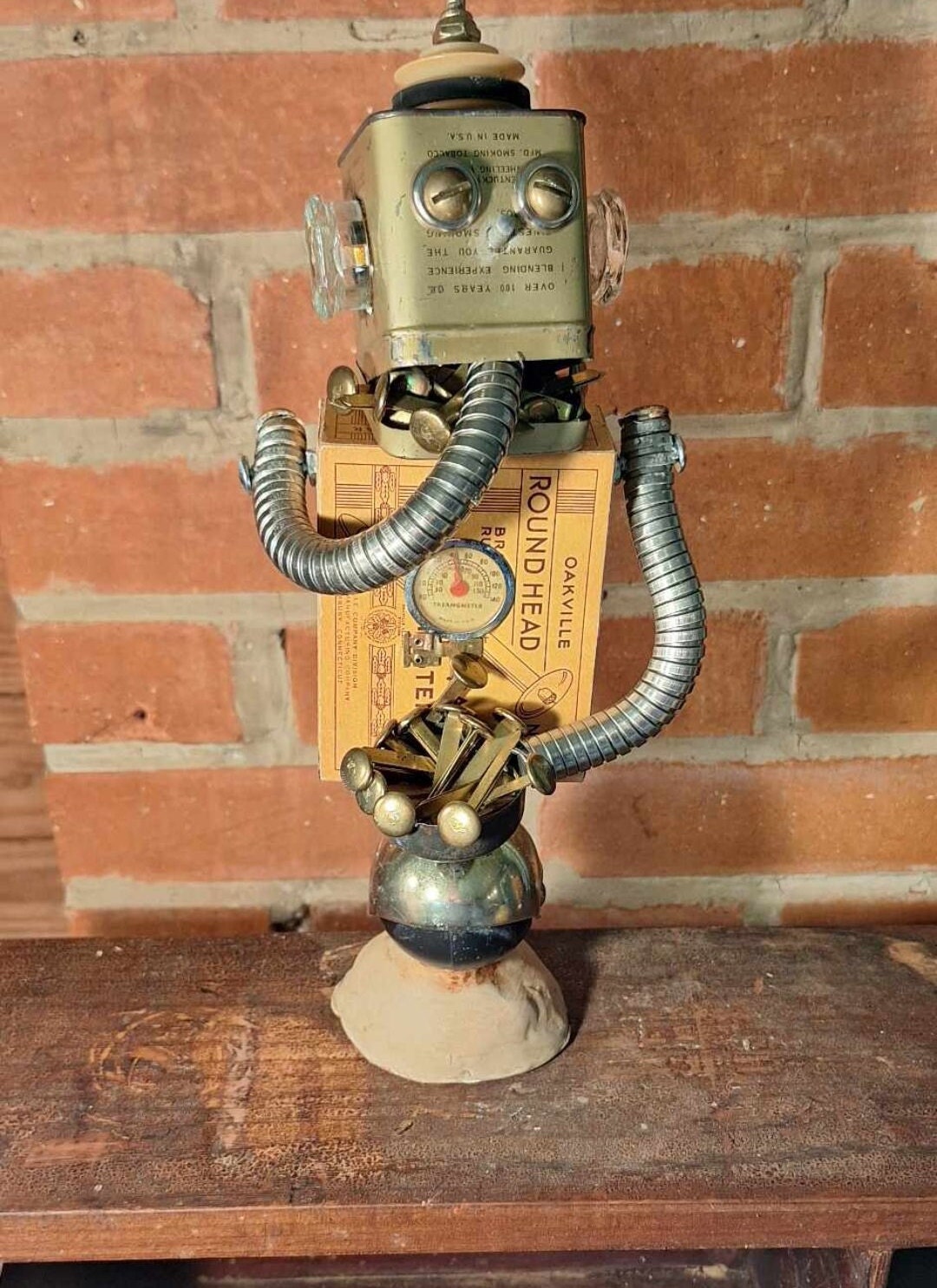 Snack Time Office Bot Found Object Robot Sculpture - Etsy
