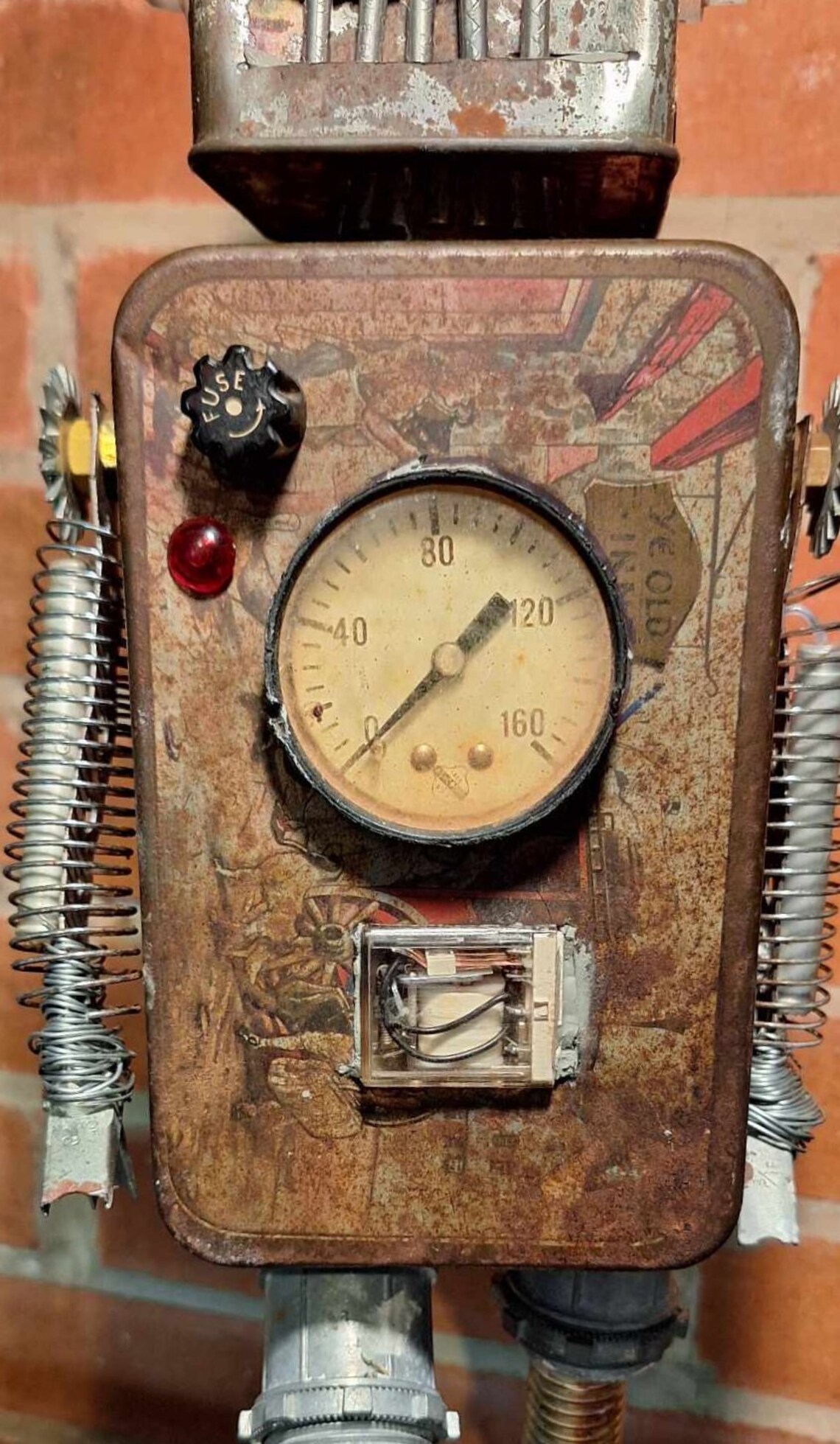 Boxy Classic Style Found Object Robot - Etsy UK