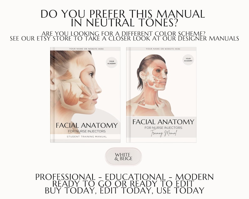 Facial Anatomy for Aesthetic Injectors Training Manual, Cosmetic Nurse ...
