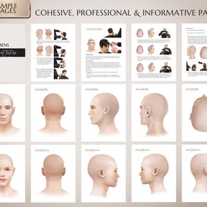 Hair Cutting Training Manual, Student Training Guide, Step by Step ...