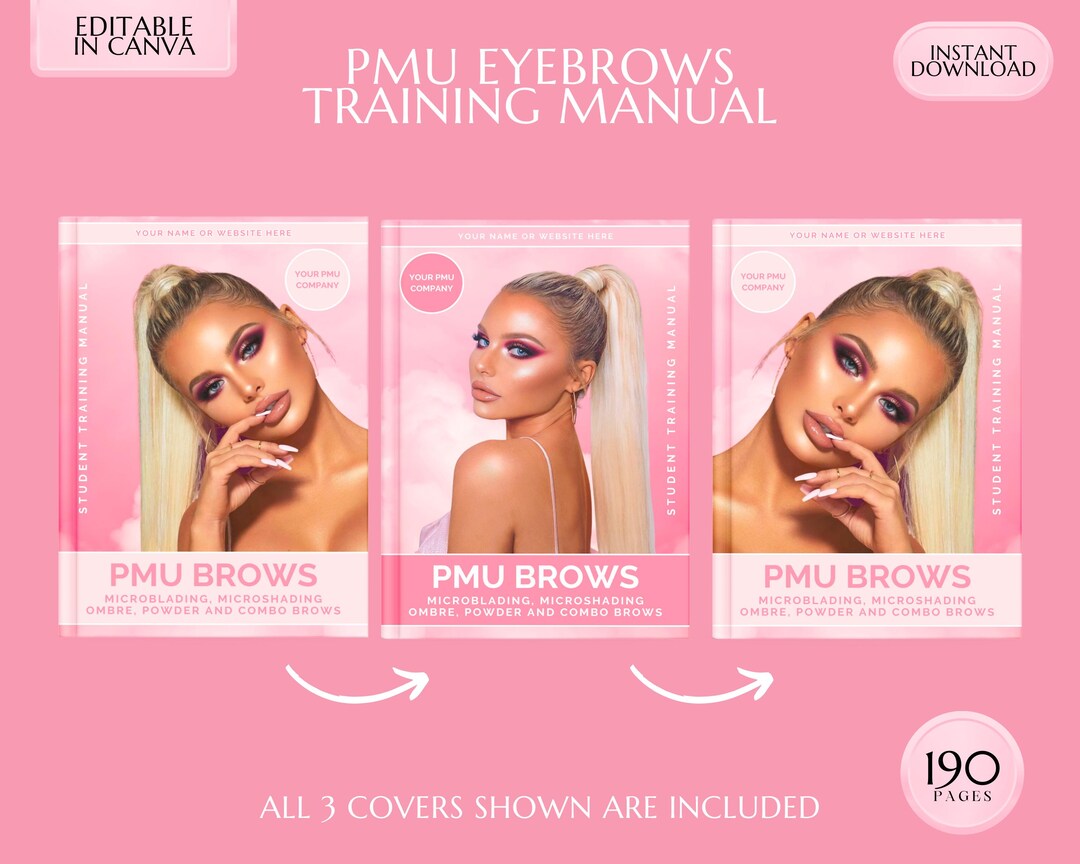 PMU Eyebrows Training Manual, Microblading, Color Correction (canva ...