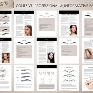 PMU Brows Training Manual, Microblading, Ombre, Powder Brows (ebook ...