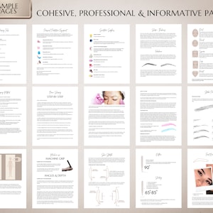 PMU Brows Training Manual, Ombre, Powder Brows, Microblading, Microshading, Color Corrections ...