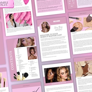 Makeup Masterclass Manual, Makeup Manual, MUA Manual, MUA Training, MUA Course, Makeup Artists ...