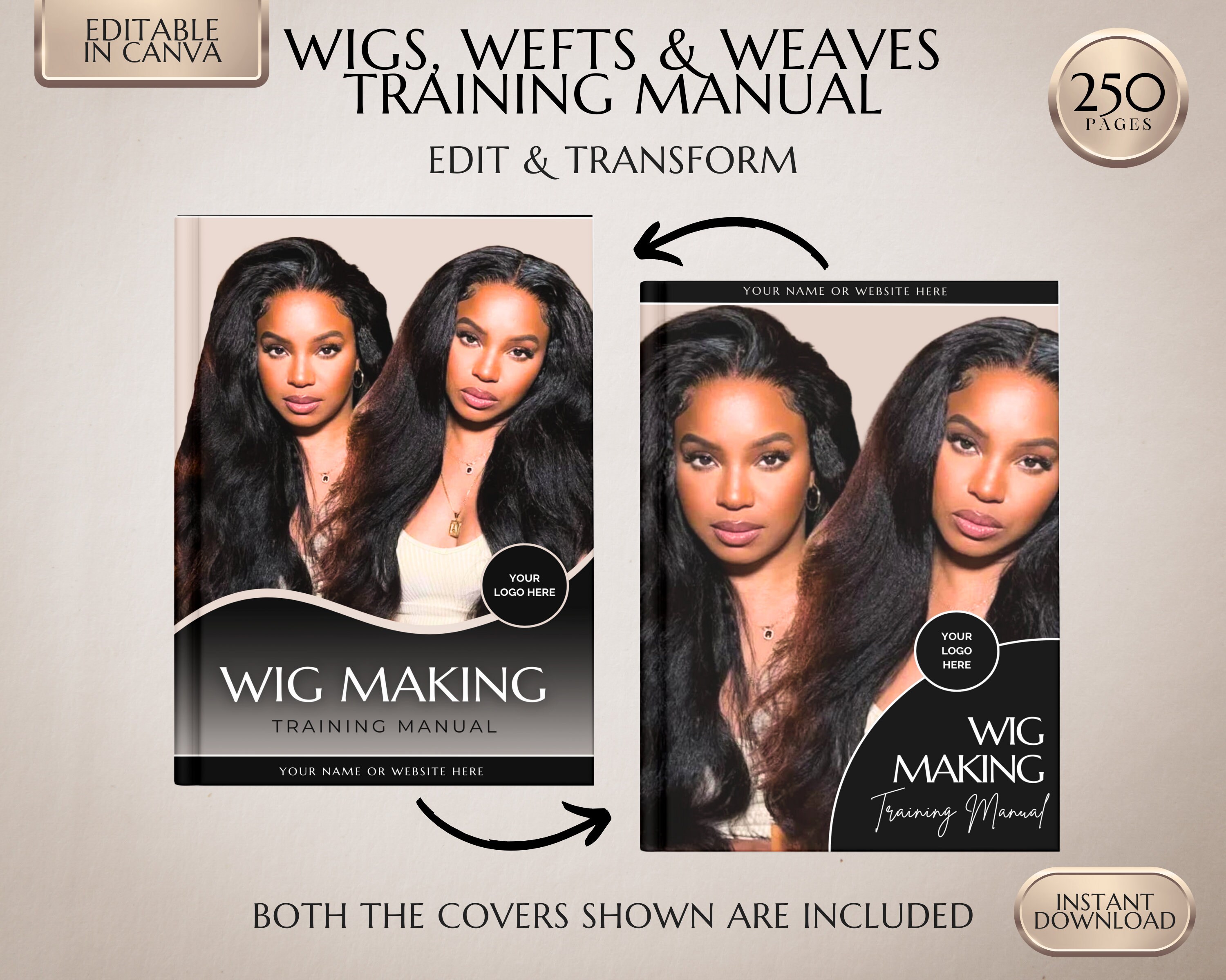 Wig Maker Training Manual, Wig Making Course, Hand Tied, Machine, Step ...
