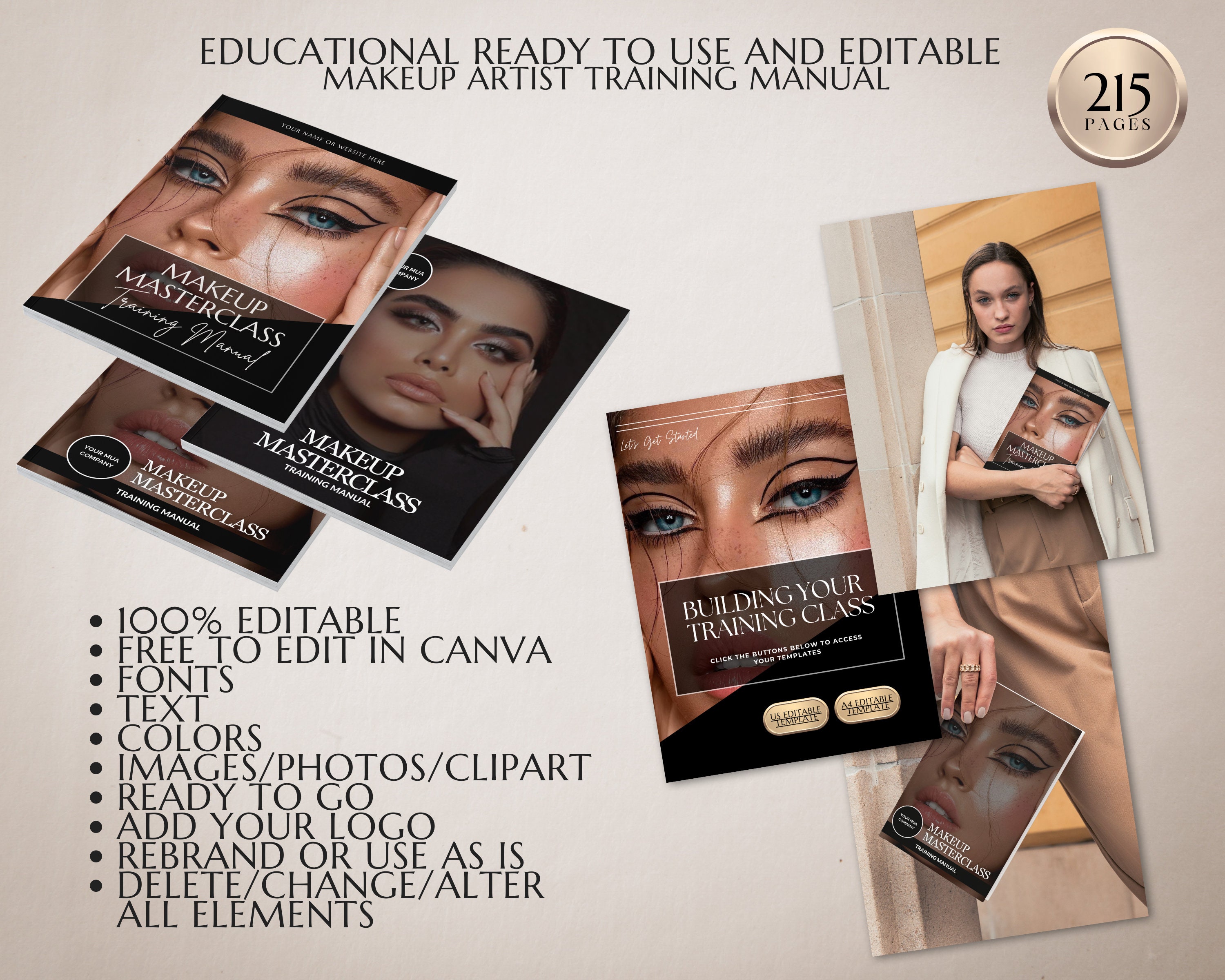 Makeup Tutorial, Digital Makeup Guide, Makeup Lessons, Makeup Workbook ...