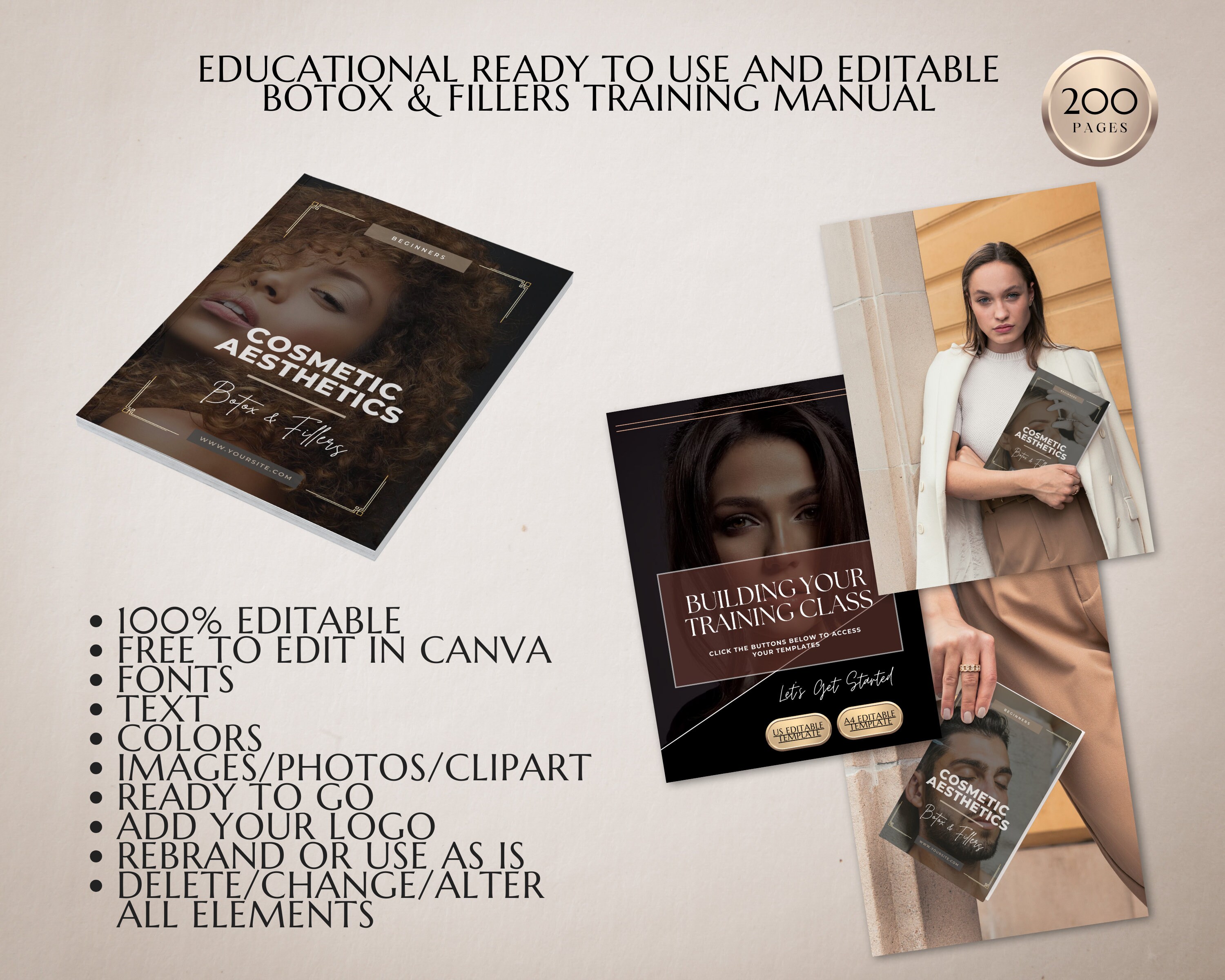 Beginner Botox Dermal Fillers Training Manual, Step-by-step Injections ...