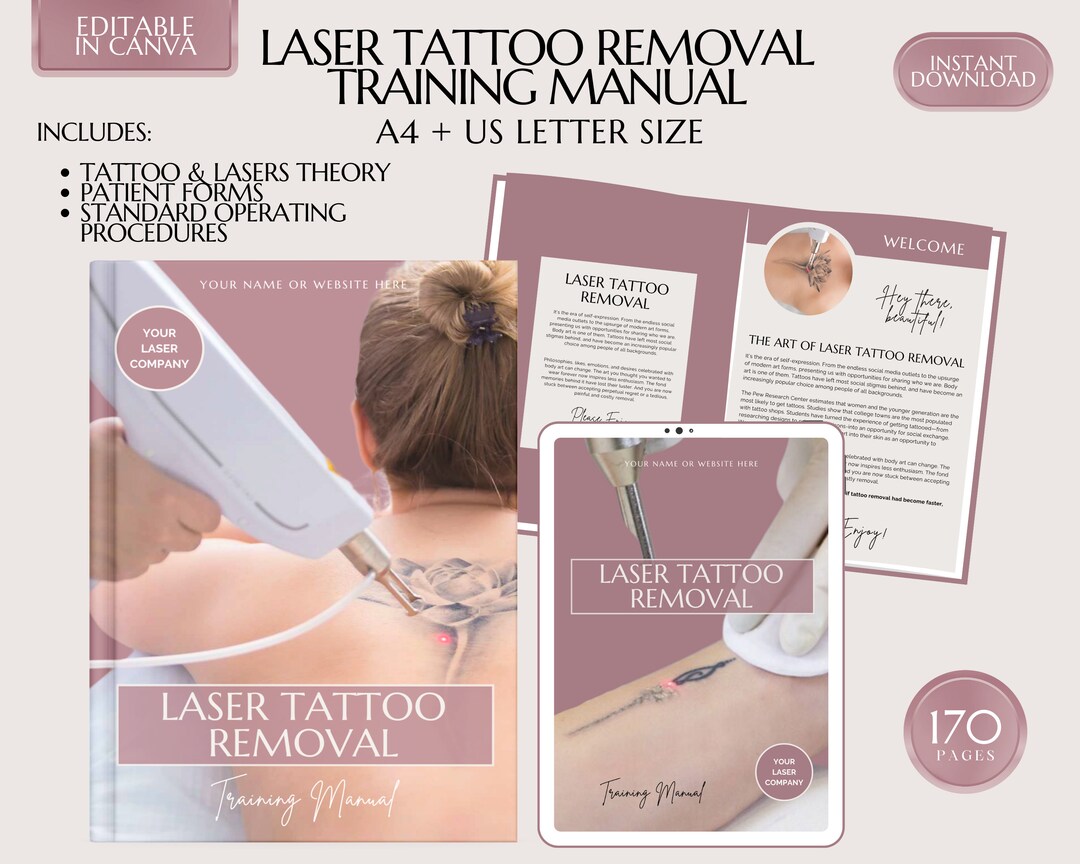 Laser Tattoo Removal, Training Manual, Tattoo Removal, Training Guide ...