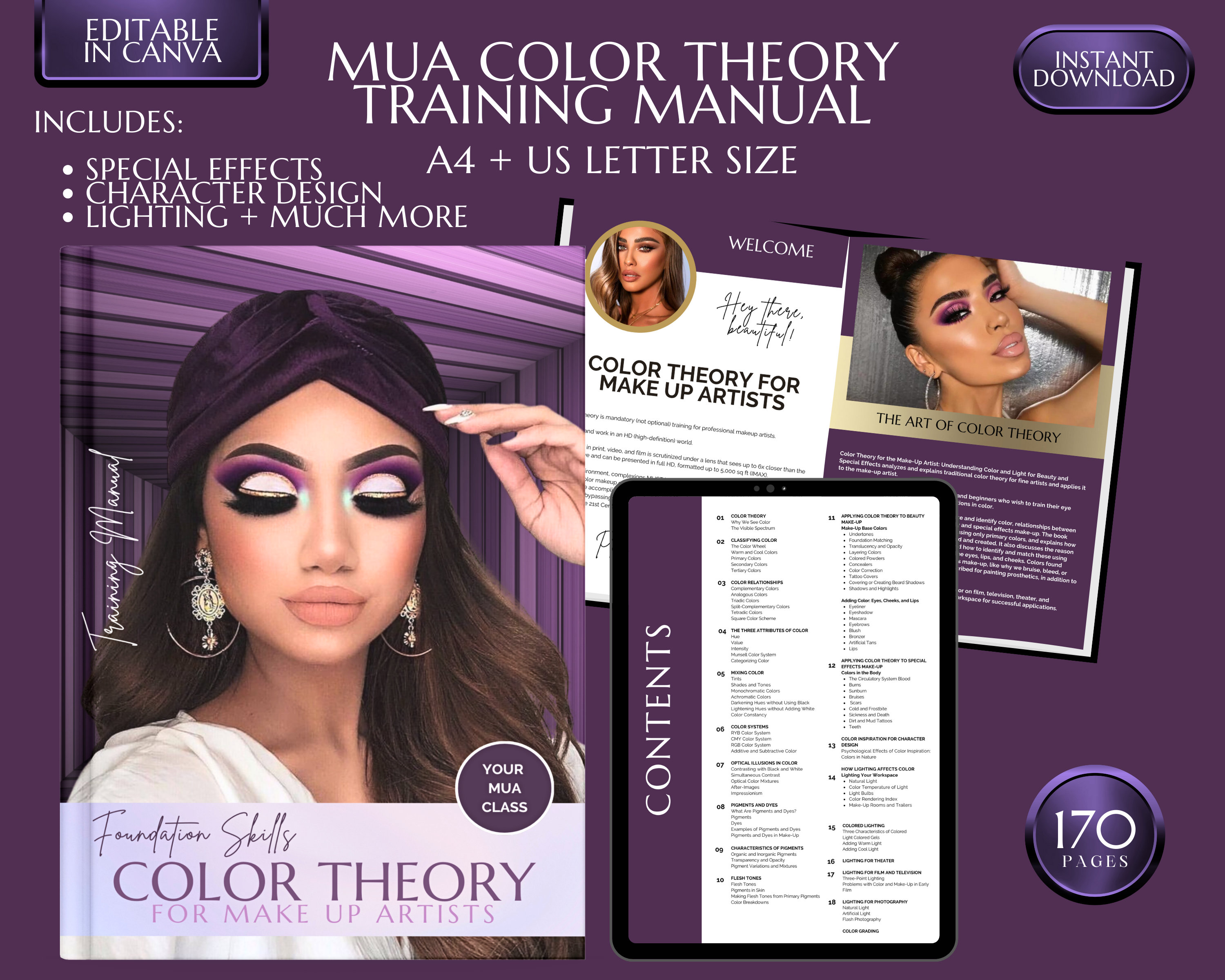 Makeup Manual, Color Theory, Makeup Artists Mandatory Training Course ...