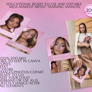 Makeup Masterclass Manual, Makeup Manual, MUA Manual, MUA Training, MUA Course, Makeup Artists ...