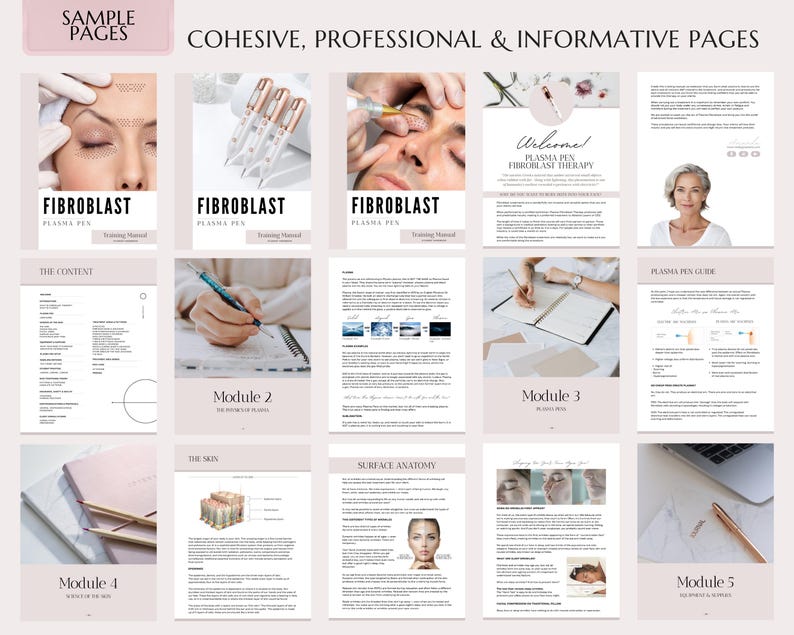 Fibroblast Plasma Pen Training Manual, Complete Plasma Pen Guide ...