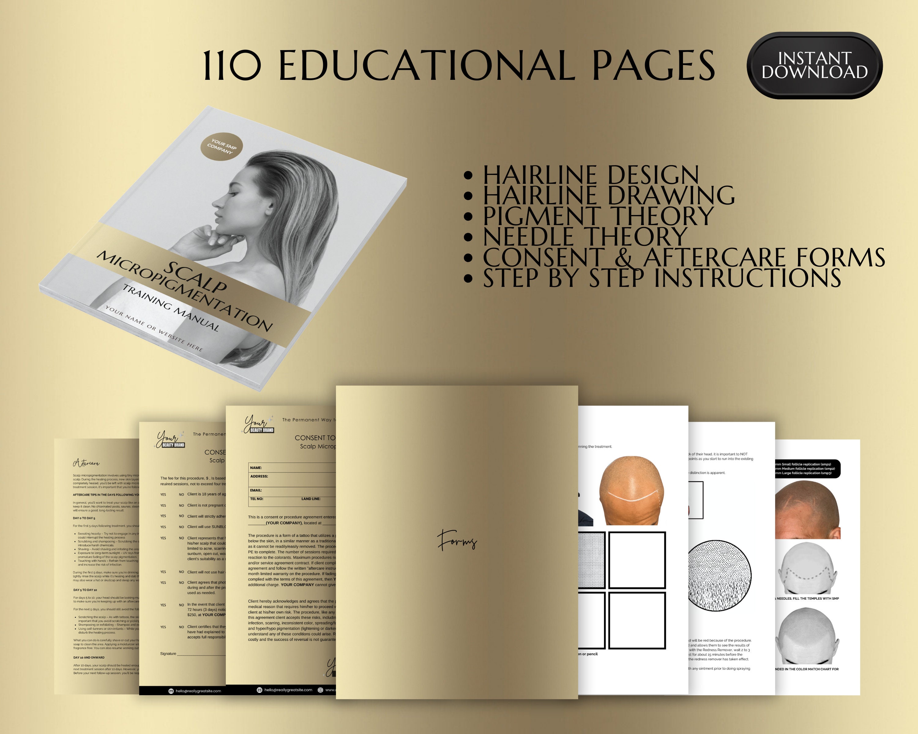 Scalp Micropigmentation Training Manual, Hair Tattoo Treatments (edit ...